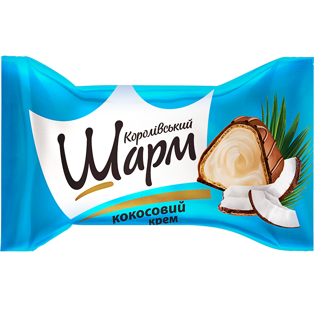AVK Korolevskiy Sharm – Chocolate Candy with Coconut Filling | Ukrainian Sweets – PLANET OF SWEETS